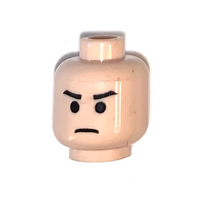 LEGO Light Flesh Minifigure Head with Frown Decoration (3626 / 62871 ...