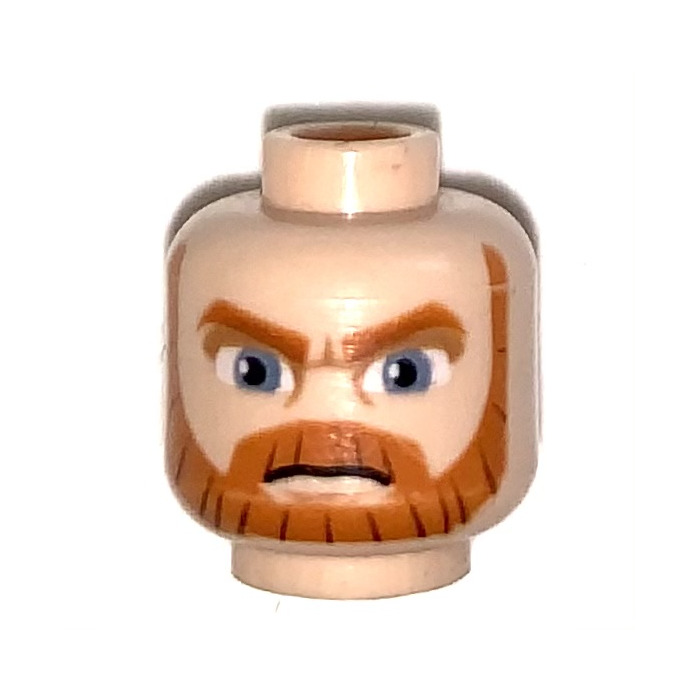 LEGO Light Flesh Obi-Wan Kenobi Head (3626 / 13643) | Brick Owl