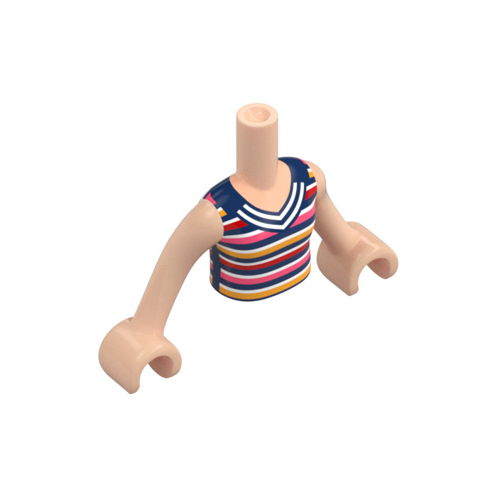 LEGO Paisley with Striped Top Friends Torso (73141 / 92456) | Brick Owl ...