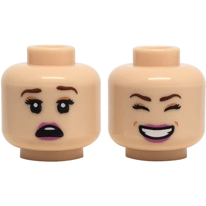 LEGO Light Flesh Queenie Goldstein Minifigure Head (3626 / 39916 ...