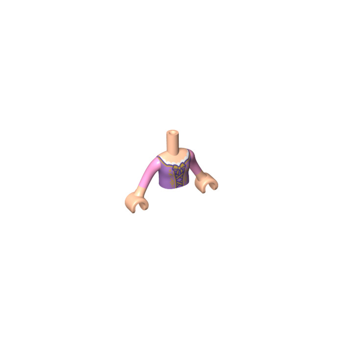 LEGO Light Flesh Rapunzel with Gold Laced Dress and Flower Friends ...