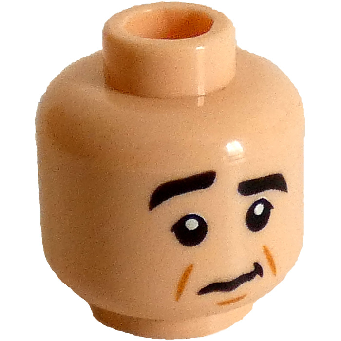 LEGO Light Flesh Ross Geller Head (3626 / 77722) | Brick Owl