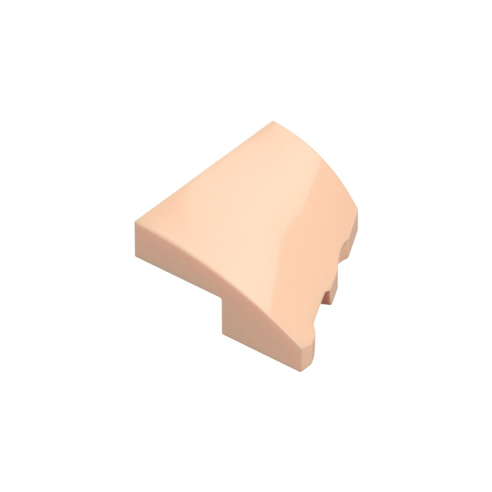 LEGO Light Flesh Slope 2 x 2 x 0.6 Curved Angled Left (5095 / 118554 ...