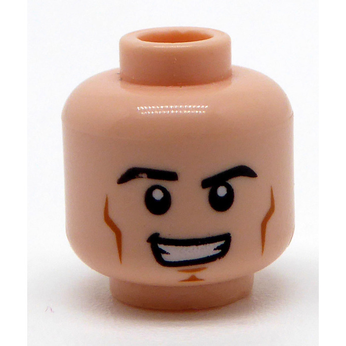 LEGO Light Flesh Superman, Blue Suit and Soft Cape Minifigure Head ...