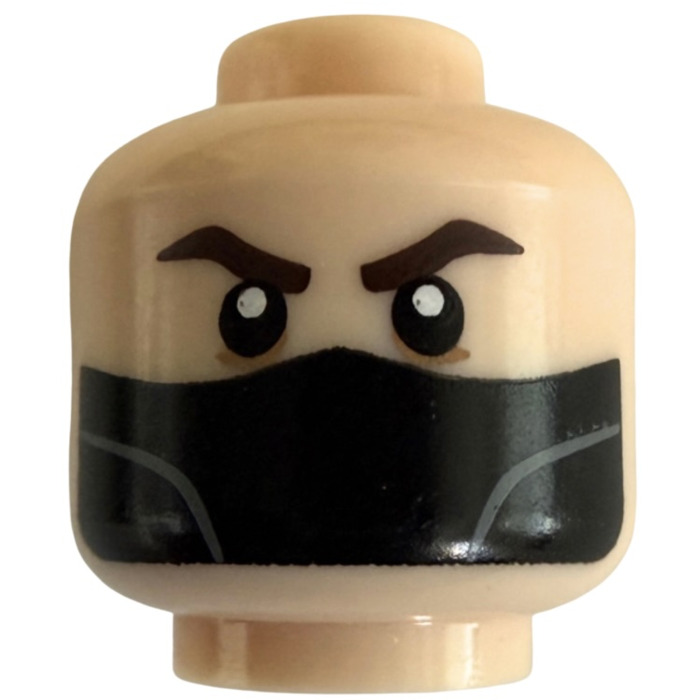 LEGO Light Flesh Winter Soldier Masked Head (3626) | Brick Owl