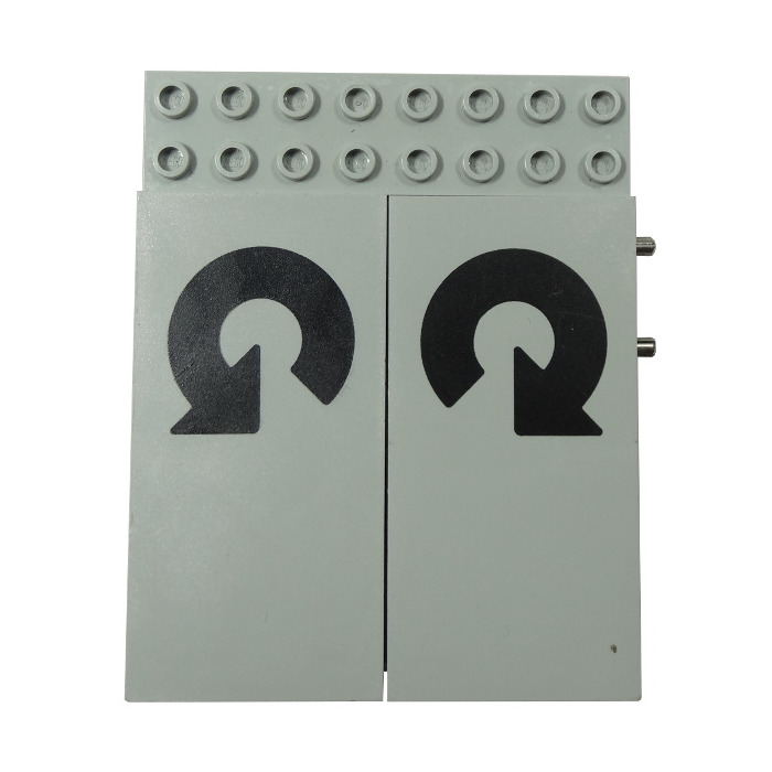 LEGO 12V Train Remote Control 8 x 10 with Turning Arrows Pattern ...