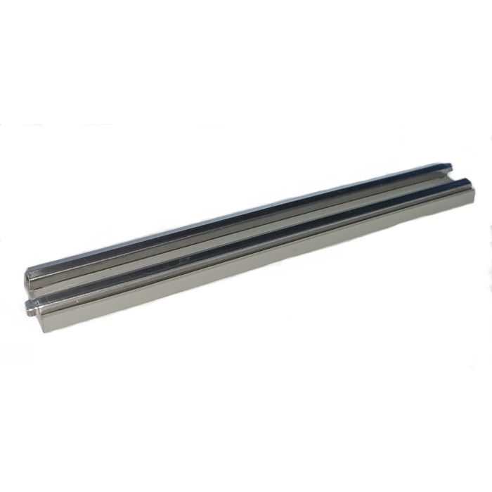 LEGO Light Gray 12V Train Track Straight Section with Conducting Rail ...