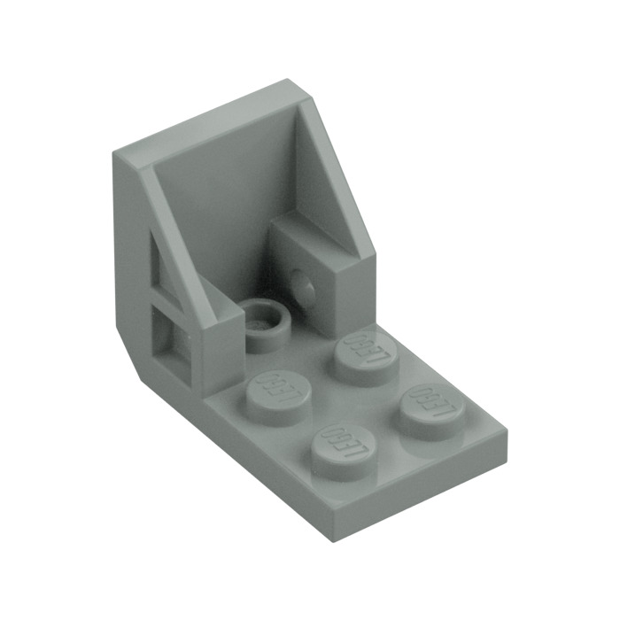 LEGO Light Gray Bracket 2 x 3 - 2 x 2 (4598) | Brick Owl - LEGO Marketplace