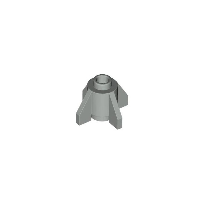 LEGO Light Gray Brick 1 x 1 Round with Fins (4588 / 52394) | Brick Owl