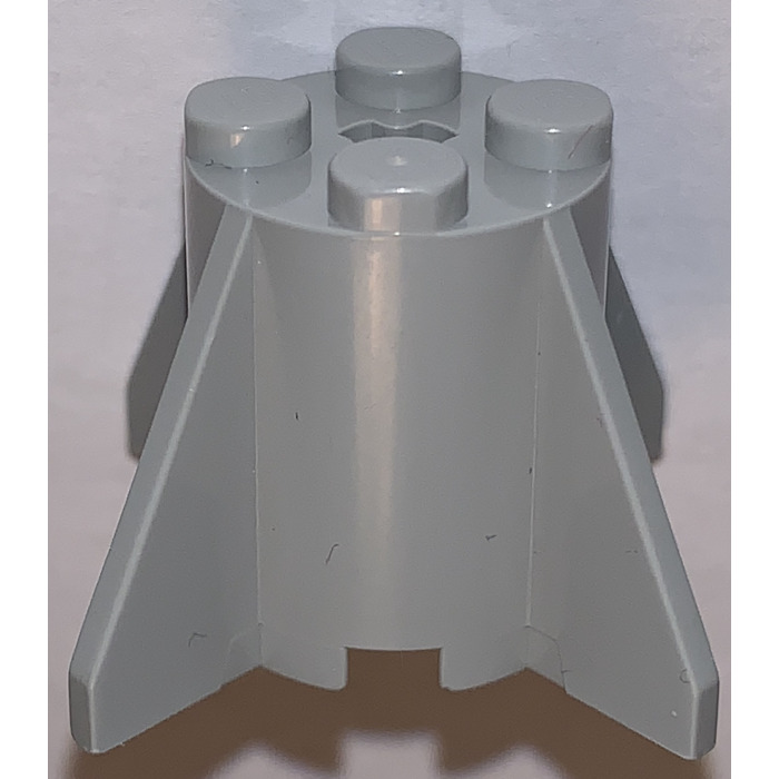 LEGO Light Gray Brick 2 x 2 x 2 Round with Fins (4591) | Brick Owl ...