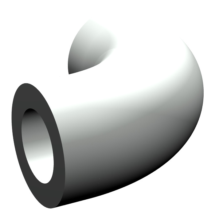 LEGO Curved Pipe 1.33 (Old Style) (71076) | Brick Owl - LEGO Marketplace