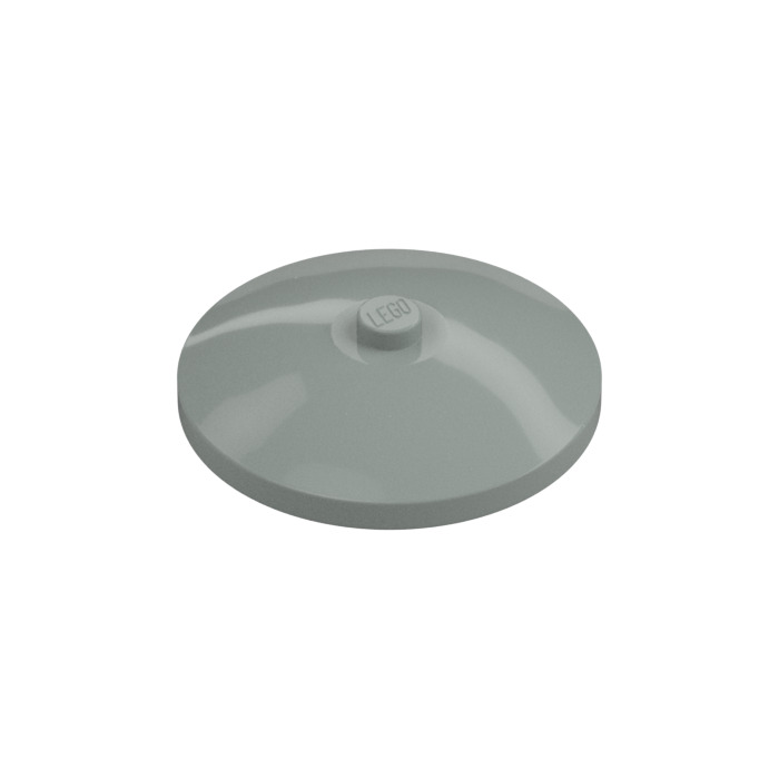 LEGO Light Gray Dish 4 x 4 (Solid Stud) (3960 / 30065) | Brick Owl ...