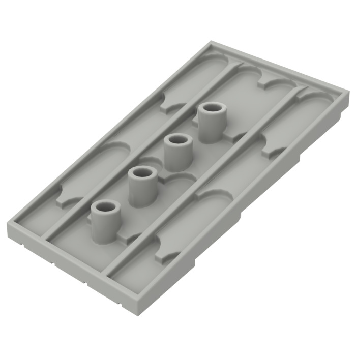 LEGO Light Gray Fabuland Roof Slope without Chimney Hole (4323) | Brick Owl