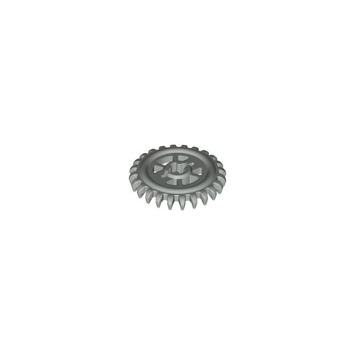 LEGO Light Gray Gear with 24 Teeth (Crown) with Reinforcements (3650 ...