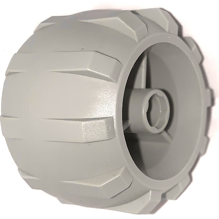 LEGO Light Gray Hard Plastic Wheel with Treads (30324) | Brick Owl ...