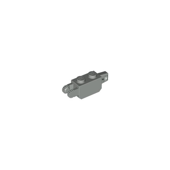 LEGO Light Gray Hinge Brick 1 x 2 Vertical (30386 / 39893) | Brick Owl ...