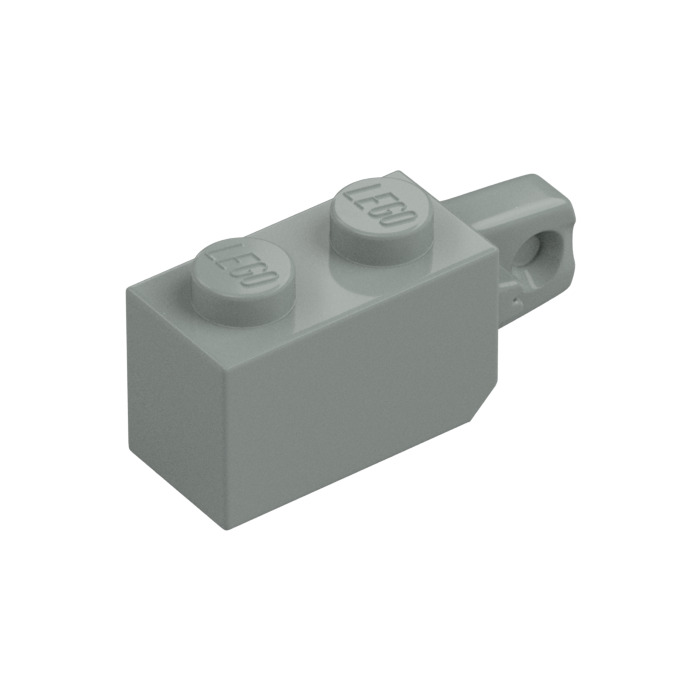 LEGO Light Gray Hinge Brick 1 x 2 with Vertical Finger (30364 / 51478 ...