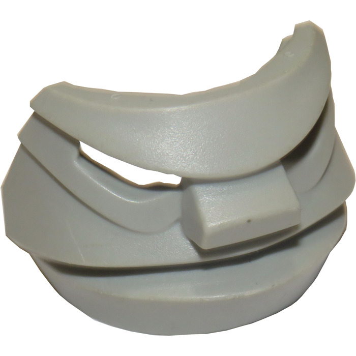 LEGO Light Gray Hockey Mask with Eyeholes and No Teeth | Brick Owl ...