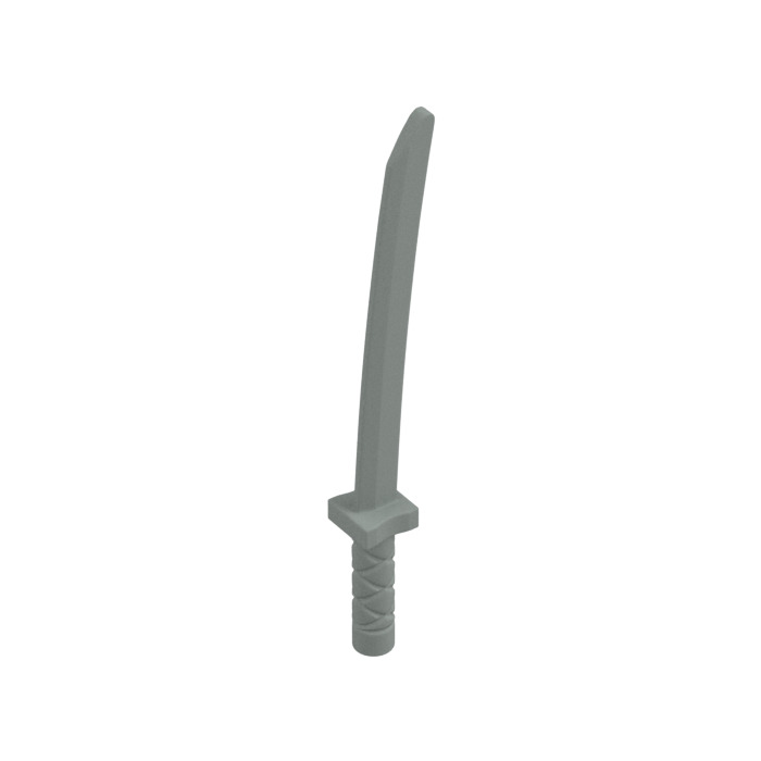 LEGO Light Gray Katana with Octagonal Guard (30173 / 88420) | Brick Owl ...