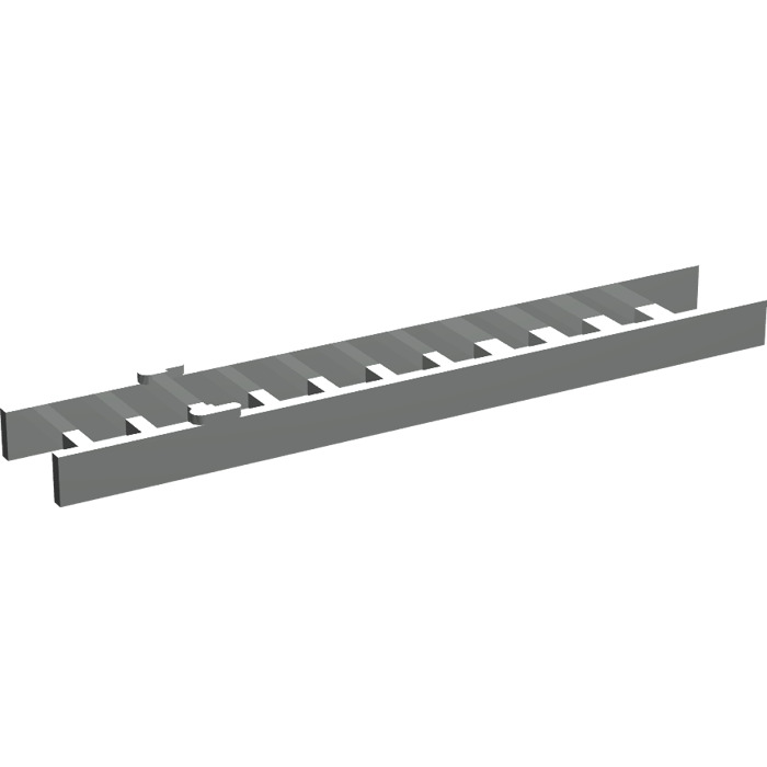 LEGO Light Gray Ladder Bottom Section 96.6 mm with 11 crossbars | Brick ...