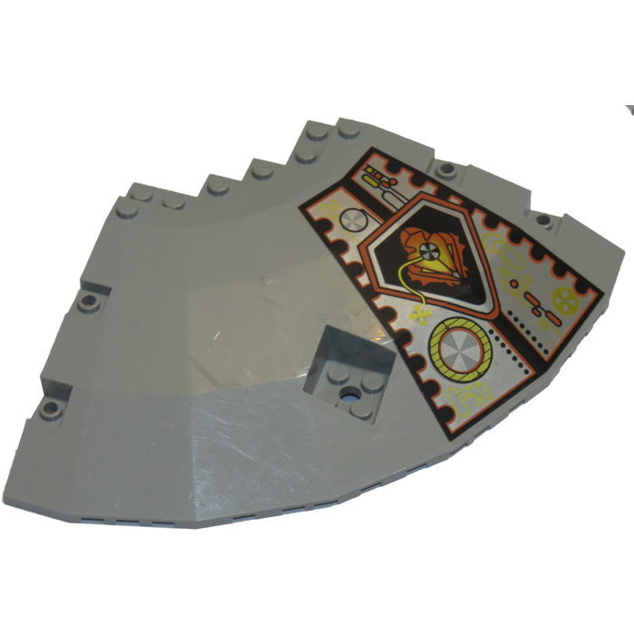 LEGO Panel 14 x 14 x 2.7 Quarter Saucer Top with UFO Pattern Right ...