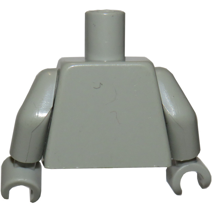 LEGO Light Gray Plain Torso with Arms and Hands (73403 / 76382) | Brick Owl
