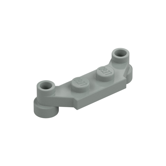 LEGO Light Gray Plate 1 x 2 with 1 x 4 Offset Extensions (4590 / 42505 ...