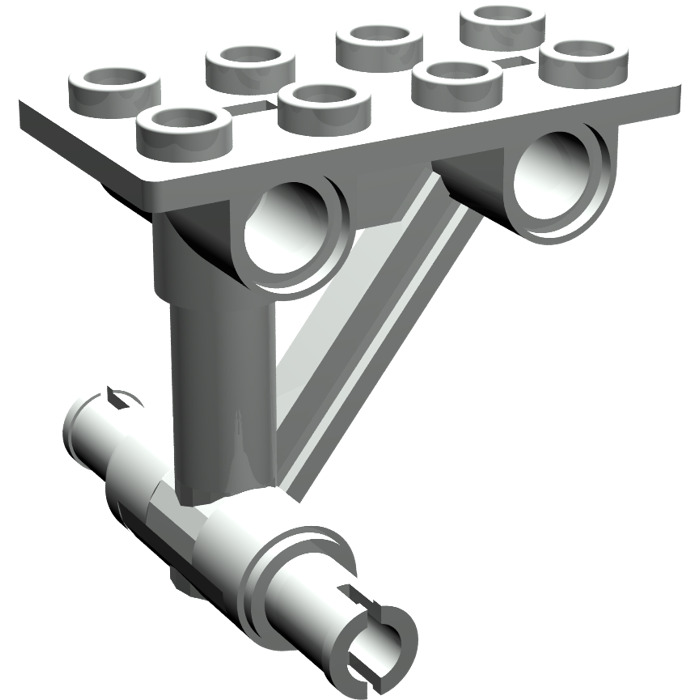 LEGO Light Gray Plate 2 x 4 with Holes and Pins (42608) | Brick Owl ...