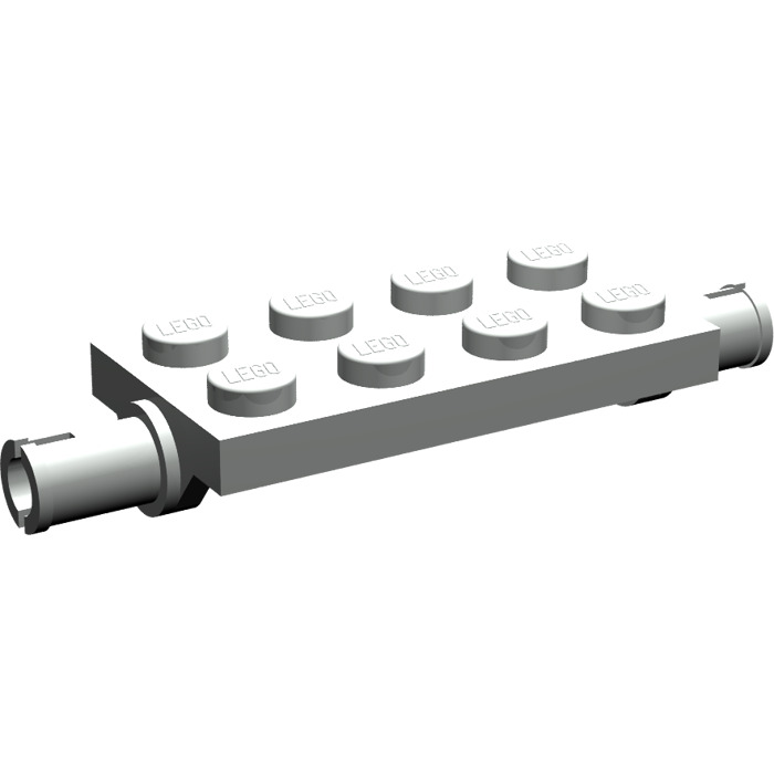 LEGO Light Gray Plate 2 x 4 with Pins (30157 / 40687) | Brick Owl ...