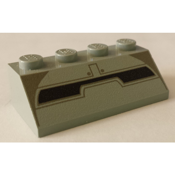 LEGO Light Gray Slope 2 x 4 (45°) with Sith Infiltrator Cockpit (3037 / ...