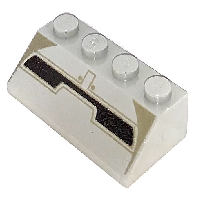 LEGO Light Gray Slope 2 x 4 (45°) with Sith Infiltrator Cockpit with ...
