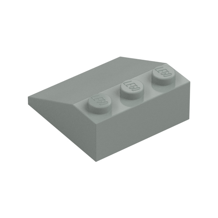 LEGO Light Gray Slope 3 x 3 (25°) (4161) | Brick Owl - LEGO Marketplace