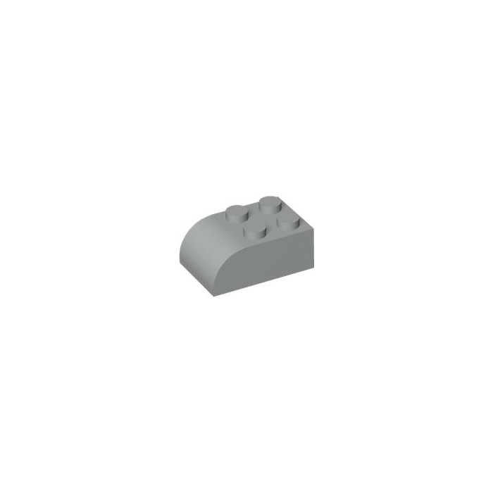 LEGO Light Gray Slope Brick 2 x 3 with Curved Top (6215) | Brick Owl ...