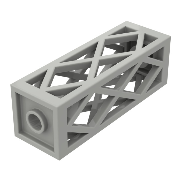 LEGO Light Gray Support 2 x 2 x 5 Lattice Pillar (74573) | Brick Owl ...