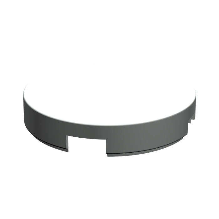 LEGO Light Gray Tile 2 x 2 Round with "X" Bottom (4150) | Brick Owl ...