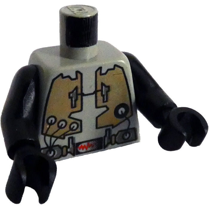 LEGO Torso with Gold Plates, Wires and Belt Decoration (973) | Brick Owl