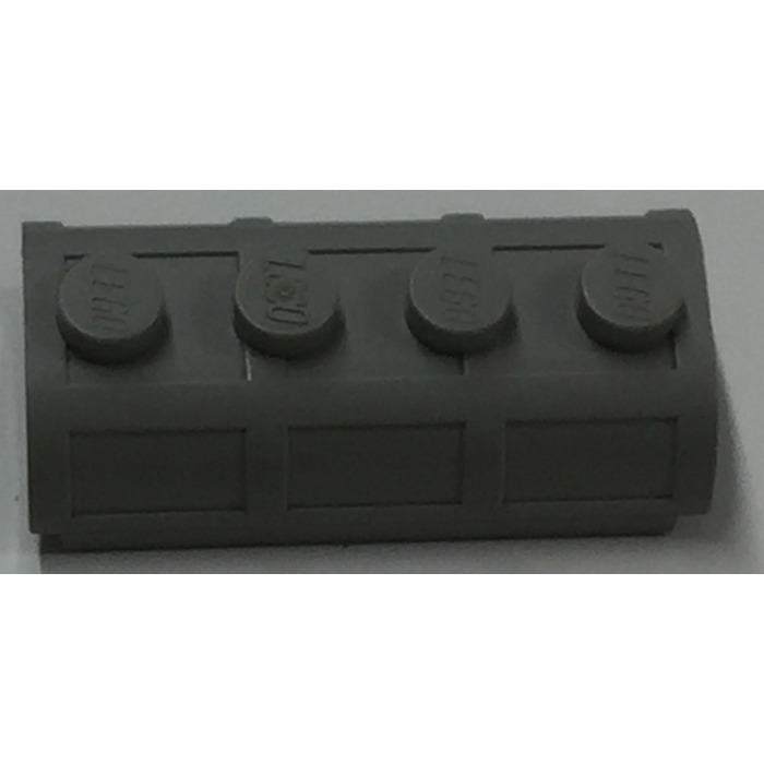 LEGO Light Gray Treasure Chest Lid 2 x 4 Curved with Thin Hinge (4739 ...