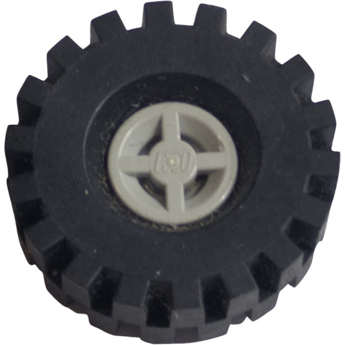 LEGO Wheel Rim Ø8 x 6.4 without Side Notch with Tyre 8/ 75 x 8 Offset ...