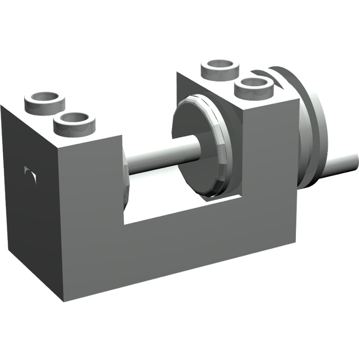 LEGO Light Gray Winch 2 x 4 x 2 with Light Grey Drum (73037) | Brick ...