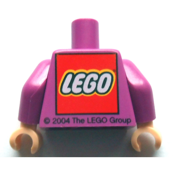 LEGO Light Purple Albus Dumbledore in Violet cape Torso with LEGO Logo ...