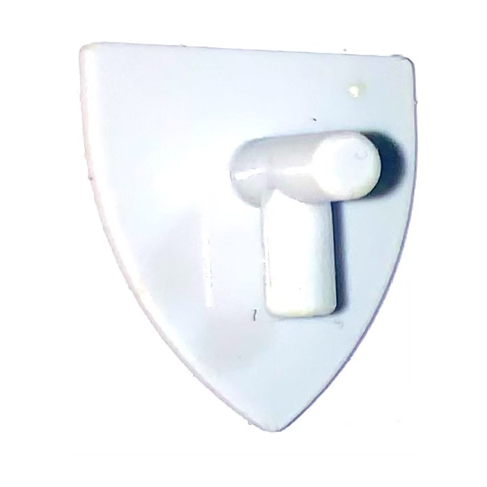 LEGO Light Stone Gray Triangular Shield (Short) with Golden Monkey on ...
