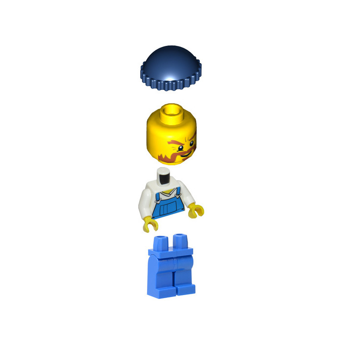 LEGO Lighthouse Keeper with Dark Blue Knitted Cap Minifigure | Brick Owl