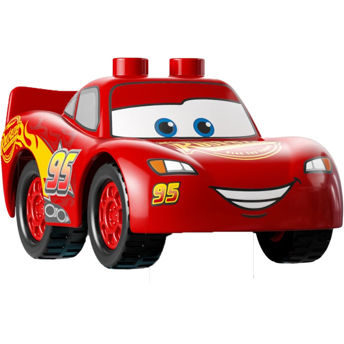LEGO Lightning McQueen with Rust-eze Hood and Treated Tyres Duplo ...