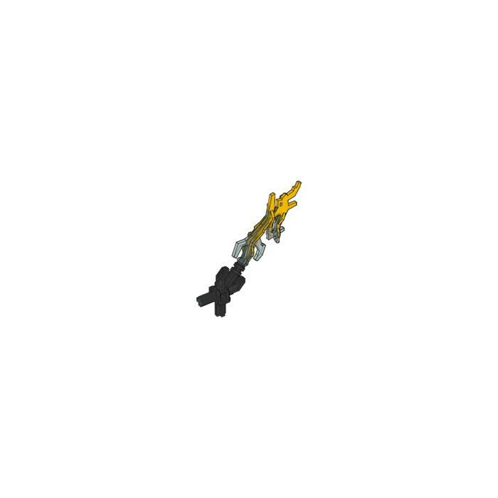 LEGO Lightning Weapon with Marbled Transparent Light Blue and Yellow ...
