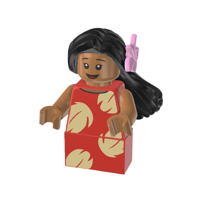 LEGO Lilo Pelekai with Dress Minifigure | Brick Owl - LEGO Marketplace