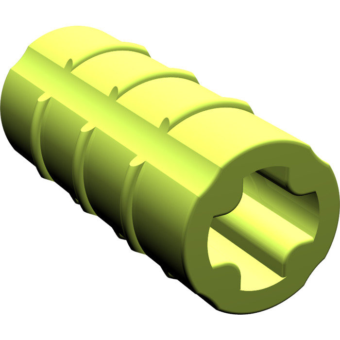 LEGO Lime Axle Connector (Ridged with '+' Hole) | Brick Owl - LEGO ...
