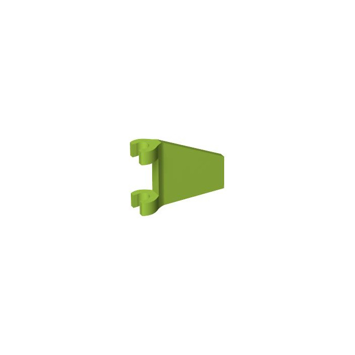 LEGO Lime Flag 2 x 2 Angled with Flared Edge (80324) | Brick Owl - LEGO ...