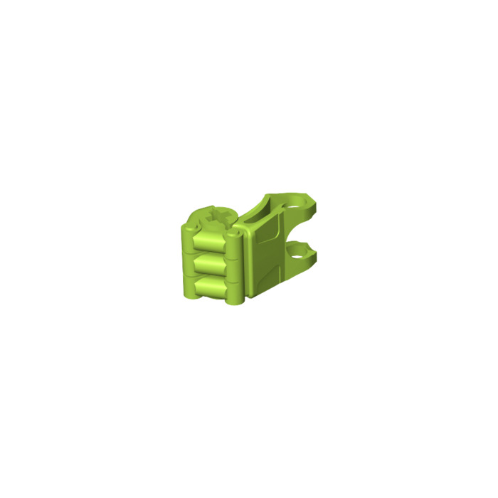 LEGO Lime Hand with Joint Socket and Axle Hole with 3 Fingers (64251 ...