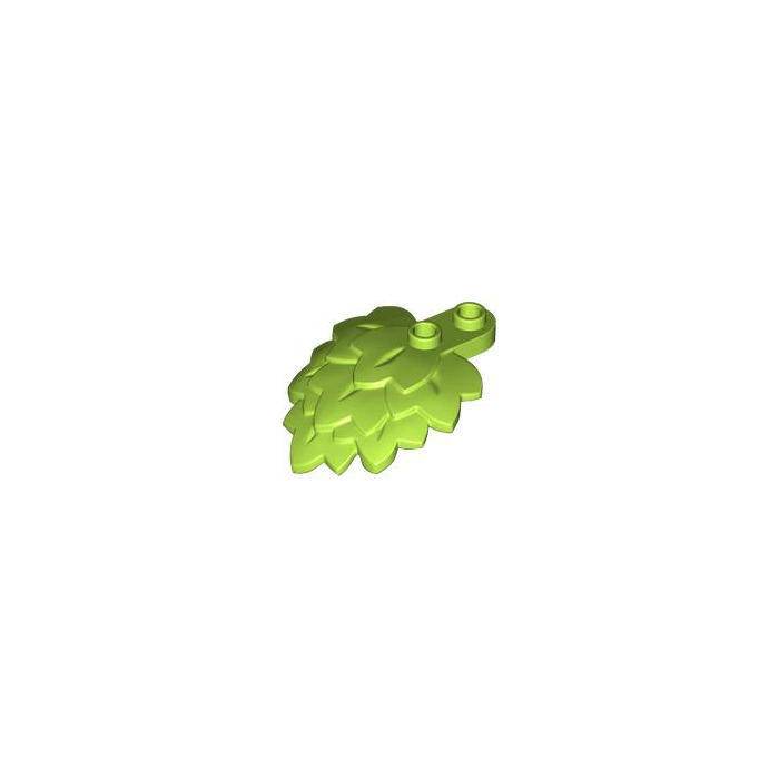 LEGO Leaf 1.3 x 4 x 5 Layered (5058) | Brick Owl - LEGO Marketplace