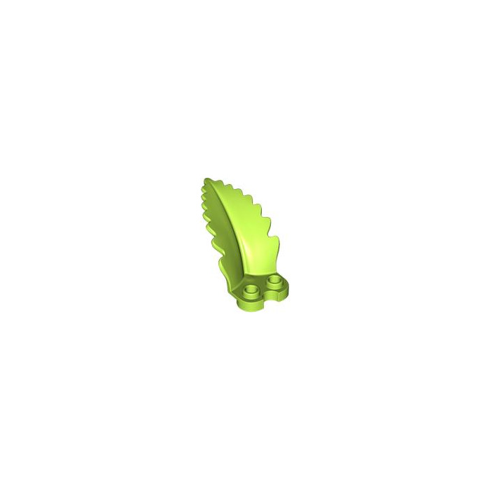 LEGO Lime Leaf 3 x 4 x 2.3 Curved Upright (5151) | Brick Owl